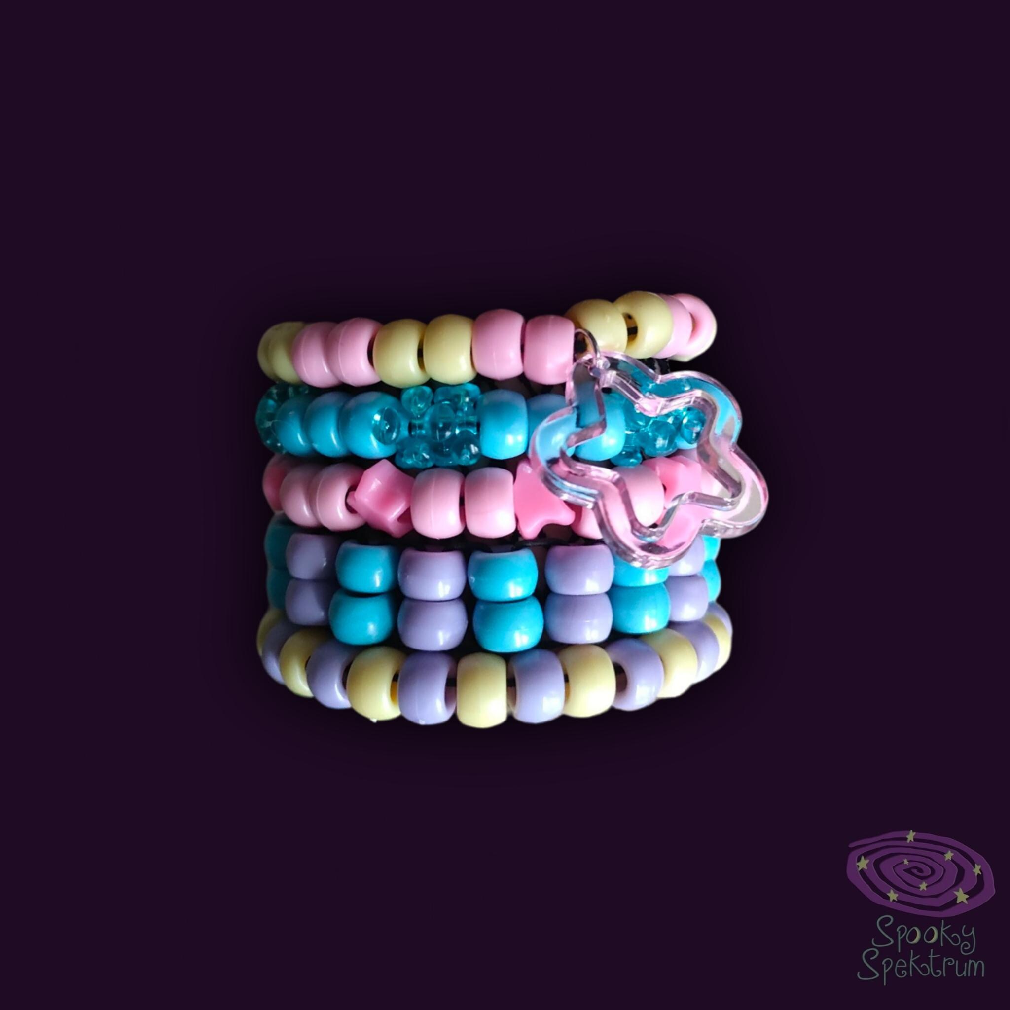 Kandi Bracelet Bundle - Pastel Decora Themed Bracelets - Etsy