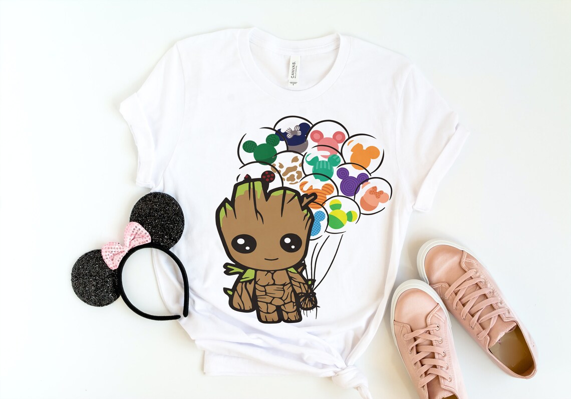 Groot With Mouse Balloons Svg Mouse Head Svg Groot Svg Baby - Etsy