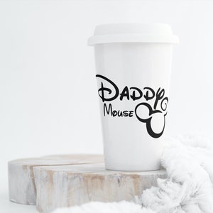 Daddy Mouse Svg, Papa Mouse Svg, Daddy Svg, Mouse Head Svg, Vinyl Cut ...