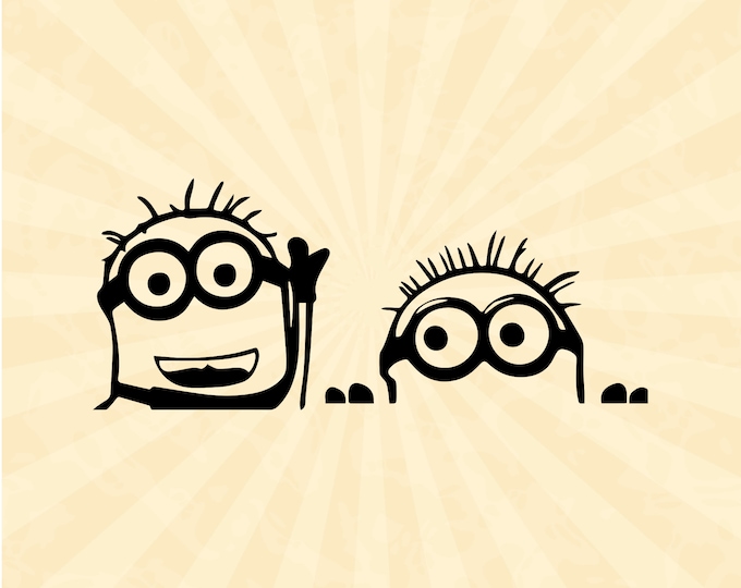 Minions Svg, Despicable Me Svg Vinyl Cut File, Svg, Pdf, Jpg, Png, Ai ...