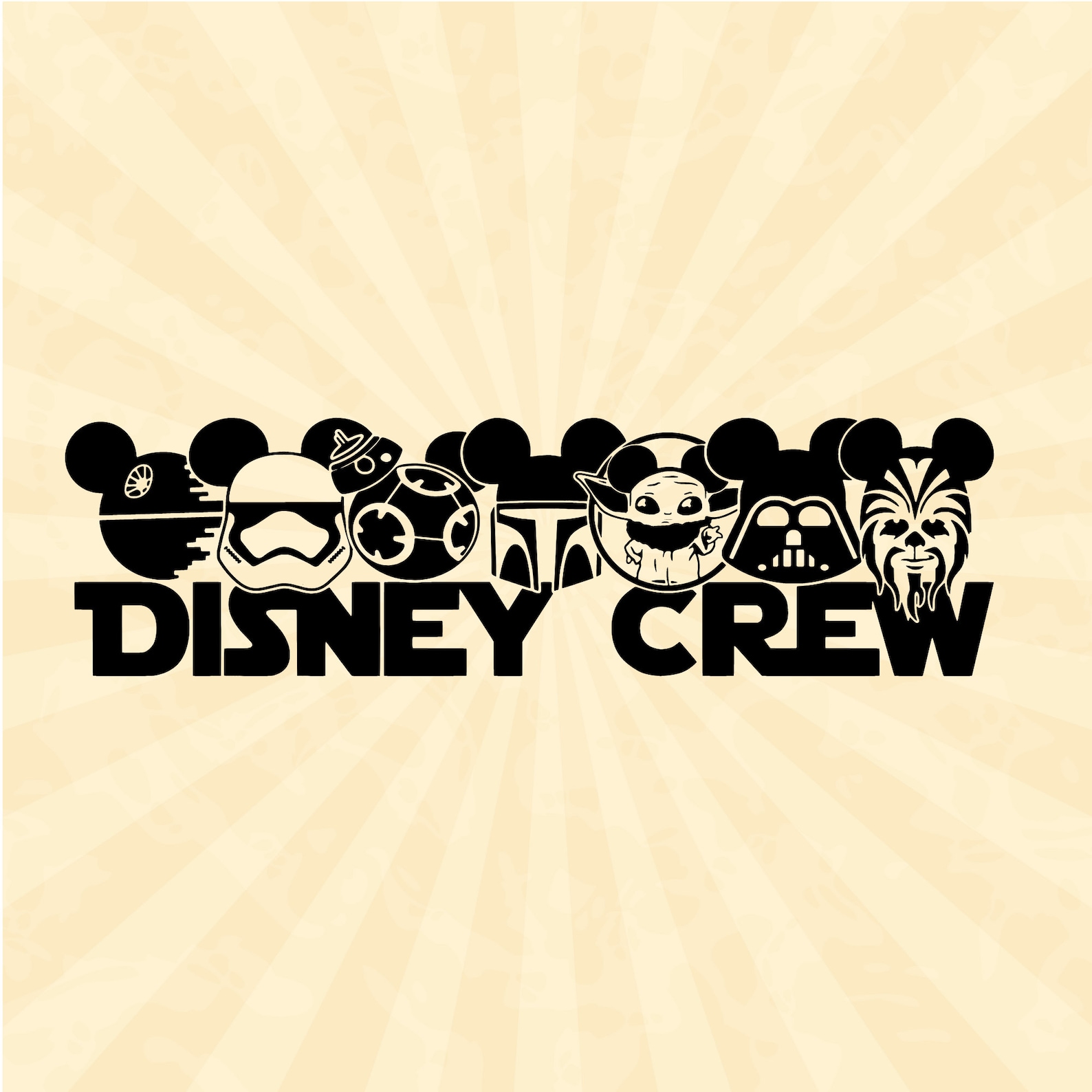 Crew Svg, Star Wars Crew Svg, Star Wars Squad Svg, Mandolorian Svg ...