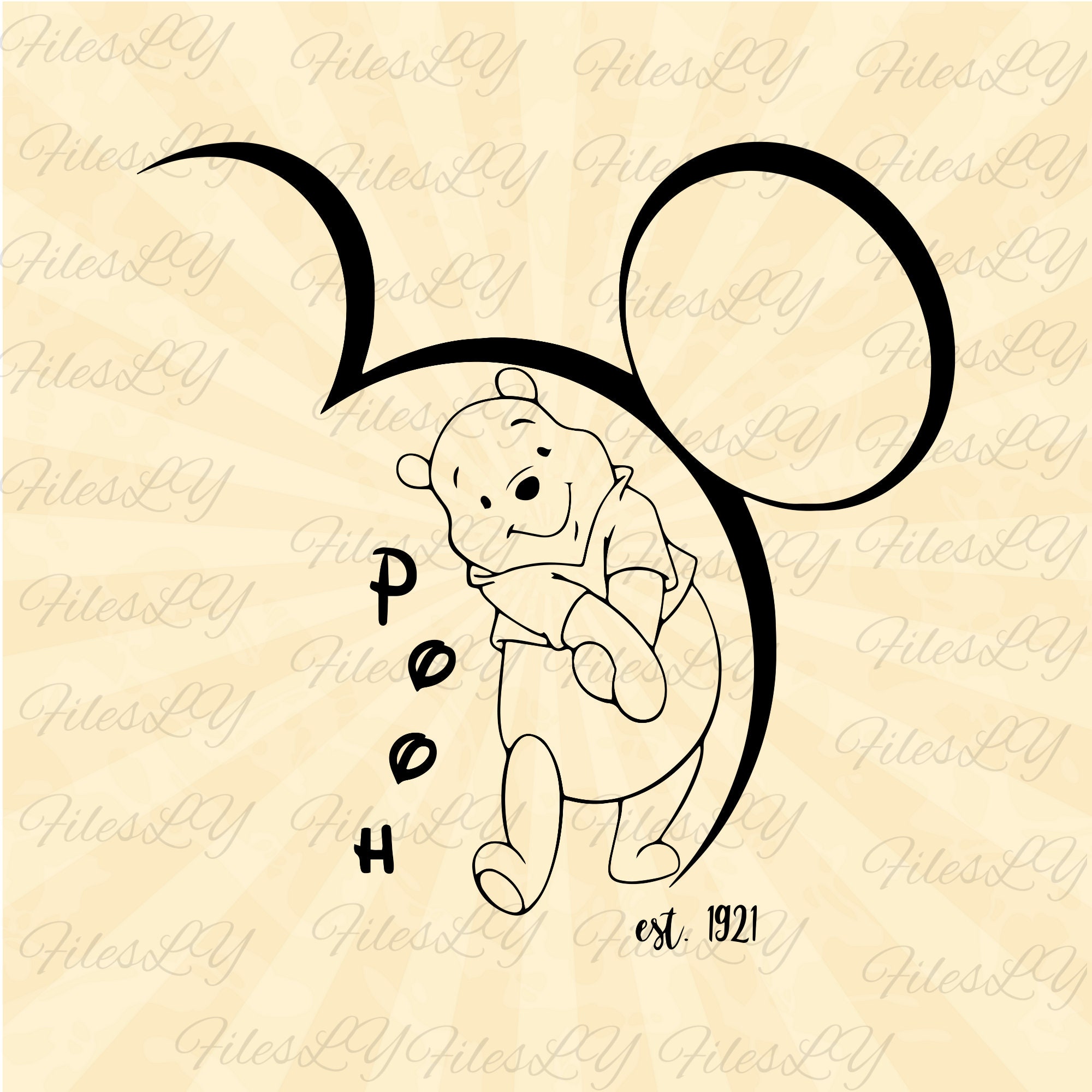 Winnie the Pooh Svg Pooh Svg Mickey Head Svg Mouse Svg - Etsy Denmark