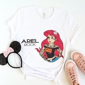 The Little Mermaid Princess Ariel SVG, Ariel Rock Svg, Ariel Silhouette ...