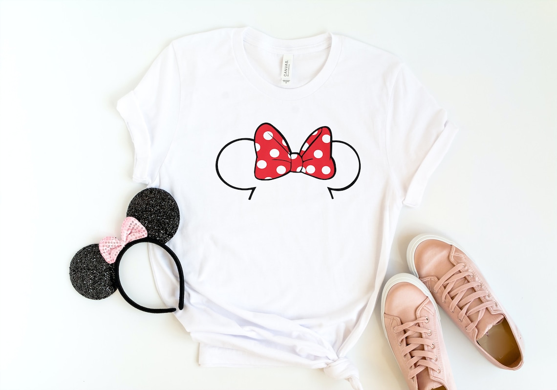 Minnie Ears Svg Mouse Bow Svg Mouse Head Svg Mouse Ears - Etsy