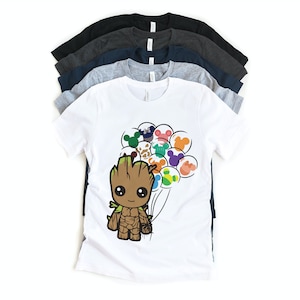 Groot With Mouse Balloons Svg, Mouse Head Svg, Groot Svg, Baby Groot ...