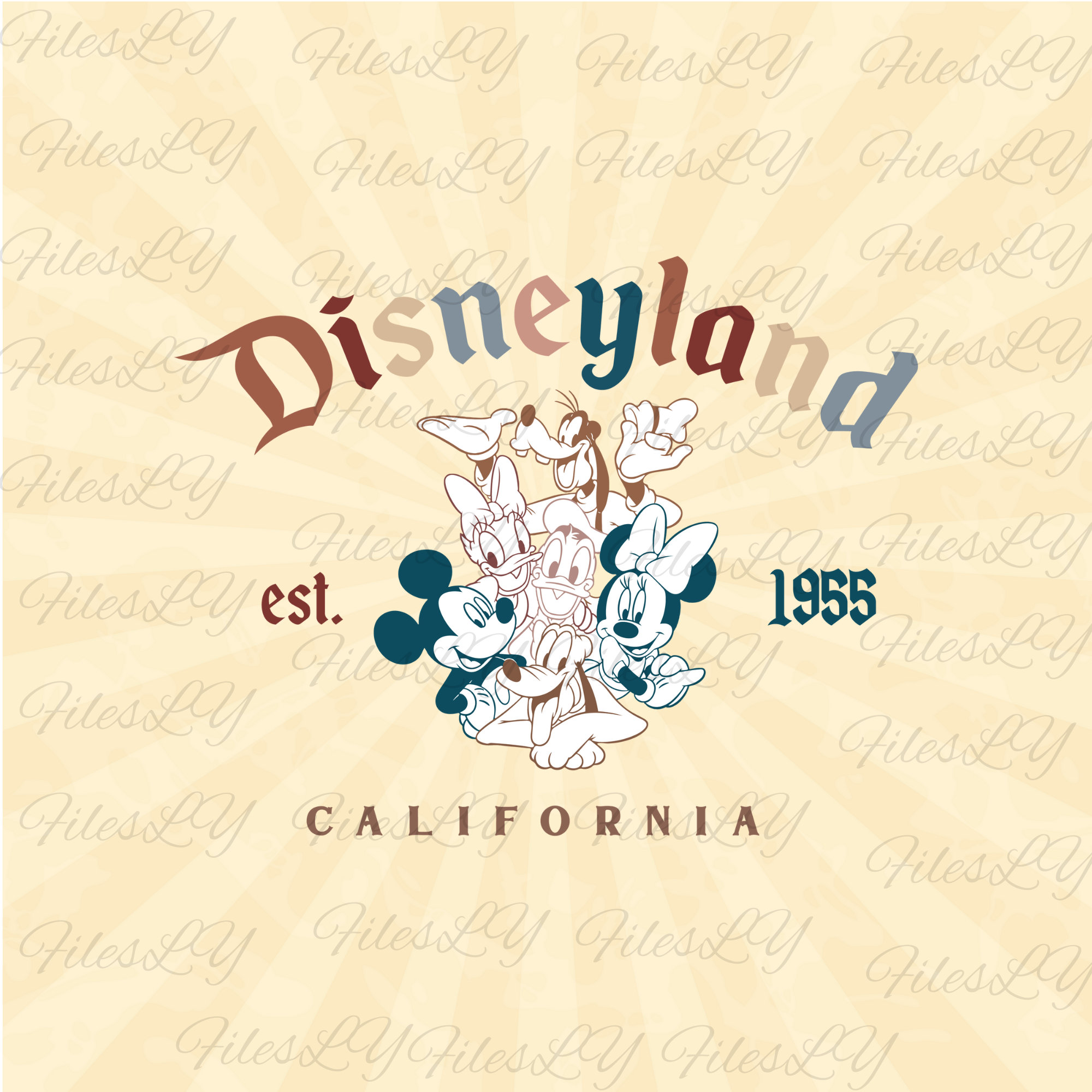 Disneyland Est 1955 California Svg Family Trip Svg Mouse - Etsy Canada