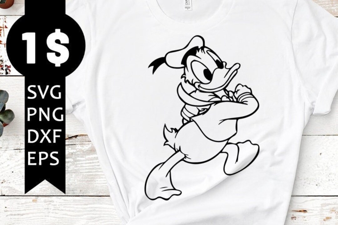 Donald Duck SVG, Donald Duck Head Svg, Donald Duck Digital Designs, Svg ...