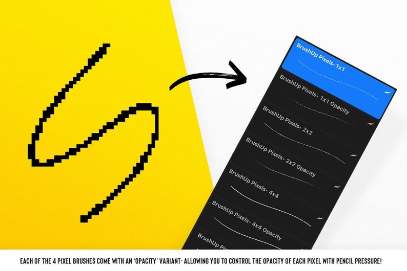 20 Procreate Pixel Art Brushes Procreate Pixel Art - Etsy