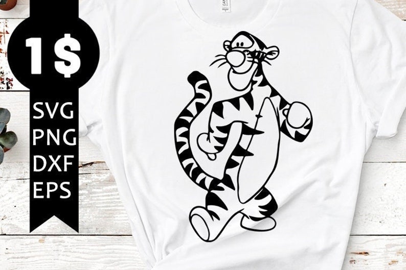 Tigger SVG Tigger Clip Art Tigger SVG Files for Silhouette - Etsy