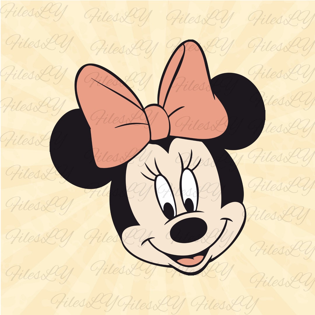 Mouse Head Svg, Minnie Mouse Svg, Minniee Mouse Face Svg, Family Trip ...