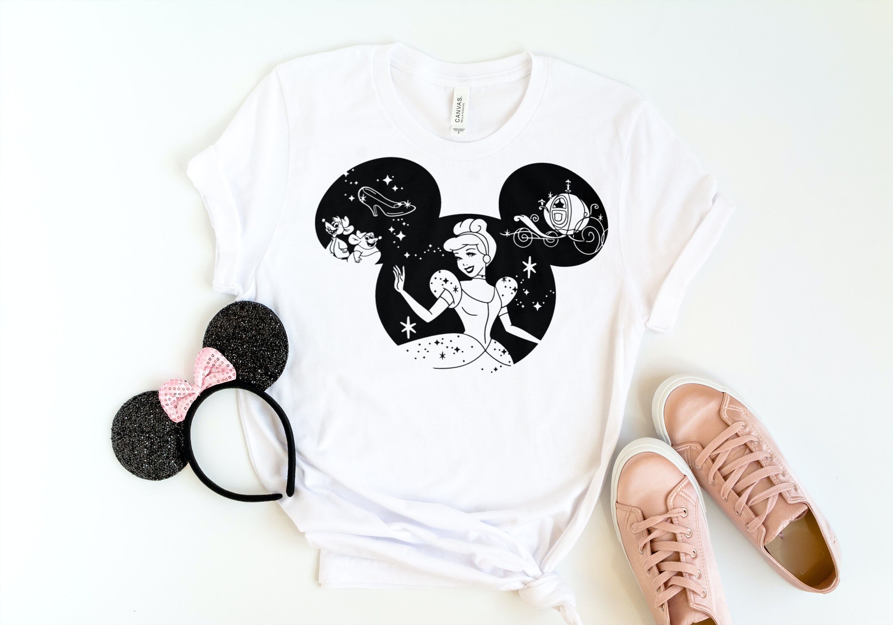 Cinderella Princess SVG, Mouse Head SVG, Princess SVG, Vinyl Cut File ...