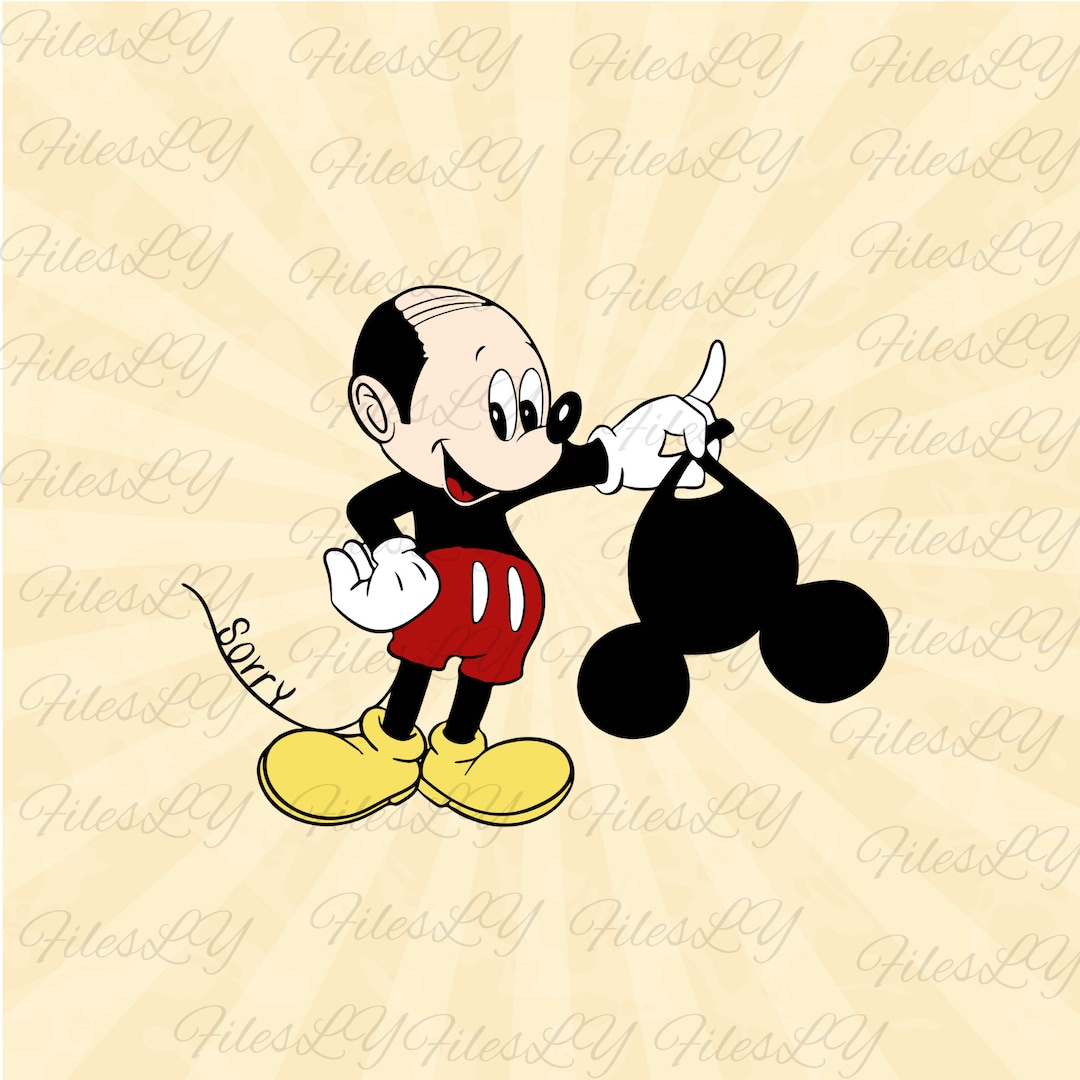 Mouse With His Hat Svg, Sorry Mouse Svg, Mickeyy Mouse Svg, Family Trip ...