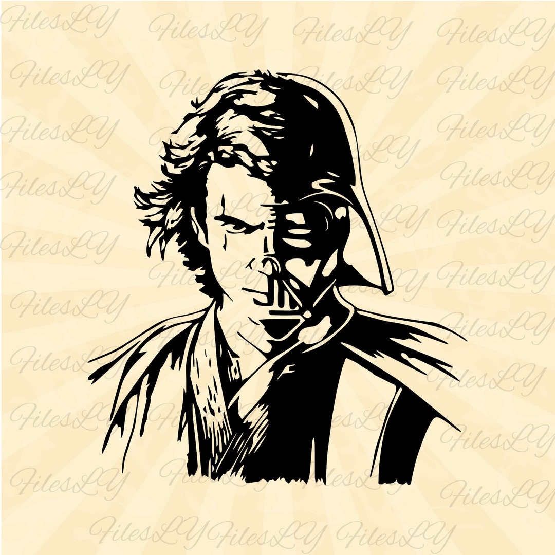 Darth Vader Anakin Skywalker Svg, Darth Vader Svg, Anakin Svg, Star ...