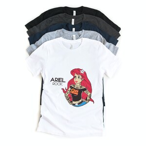 The Little Mermaid Princess Ariel SVG, Ariel Rock Svg, Ariel Silhouette ...