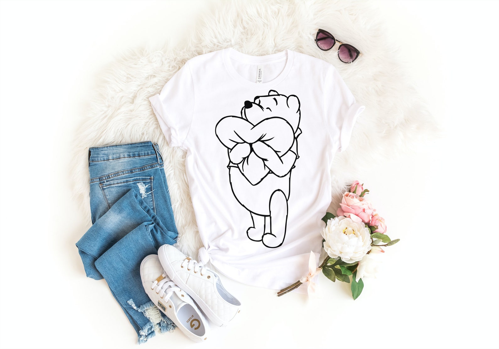 Winnie the Pooh Svg, Winnie the Pooh Clipart, Outline, Cutting Files ...