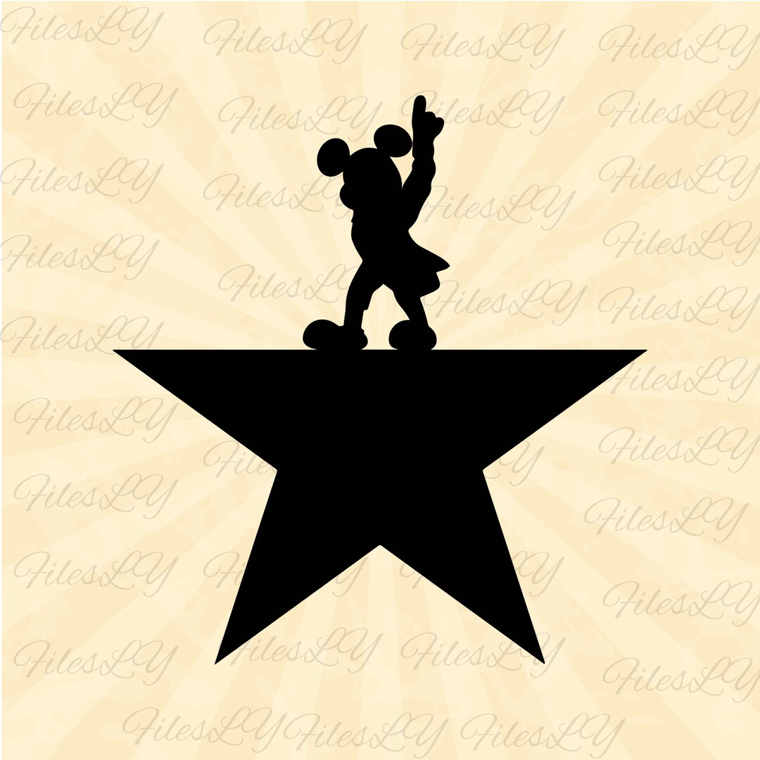 Mickey Hamilton Svg, Star Design Svg, Mouse Svg, Vinyl Cut File, Svg ...