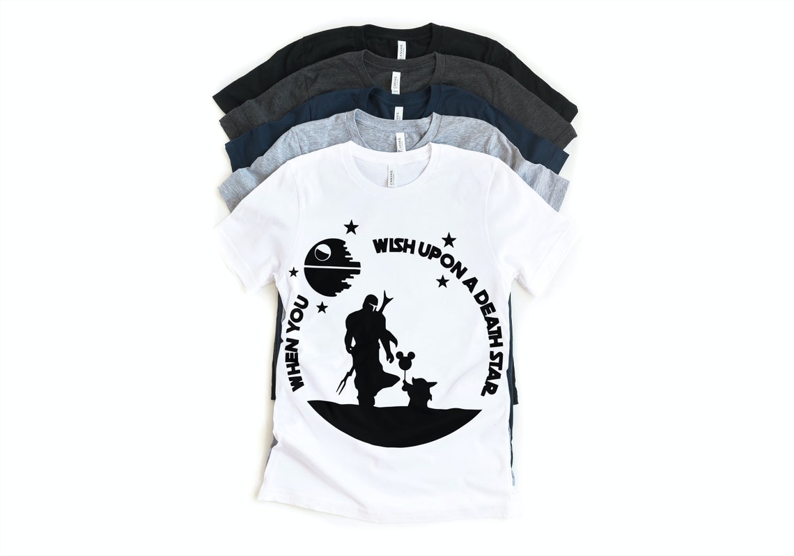 When You Wish Upon Death Star Svg, Mandolorian Svg, Baby Yoda Svg ...