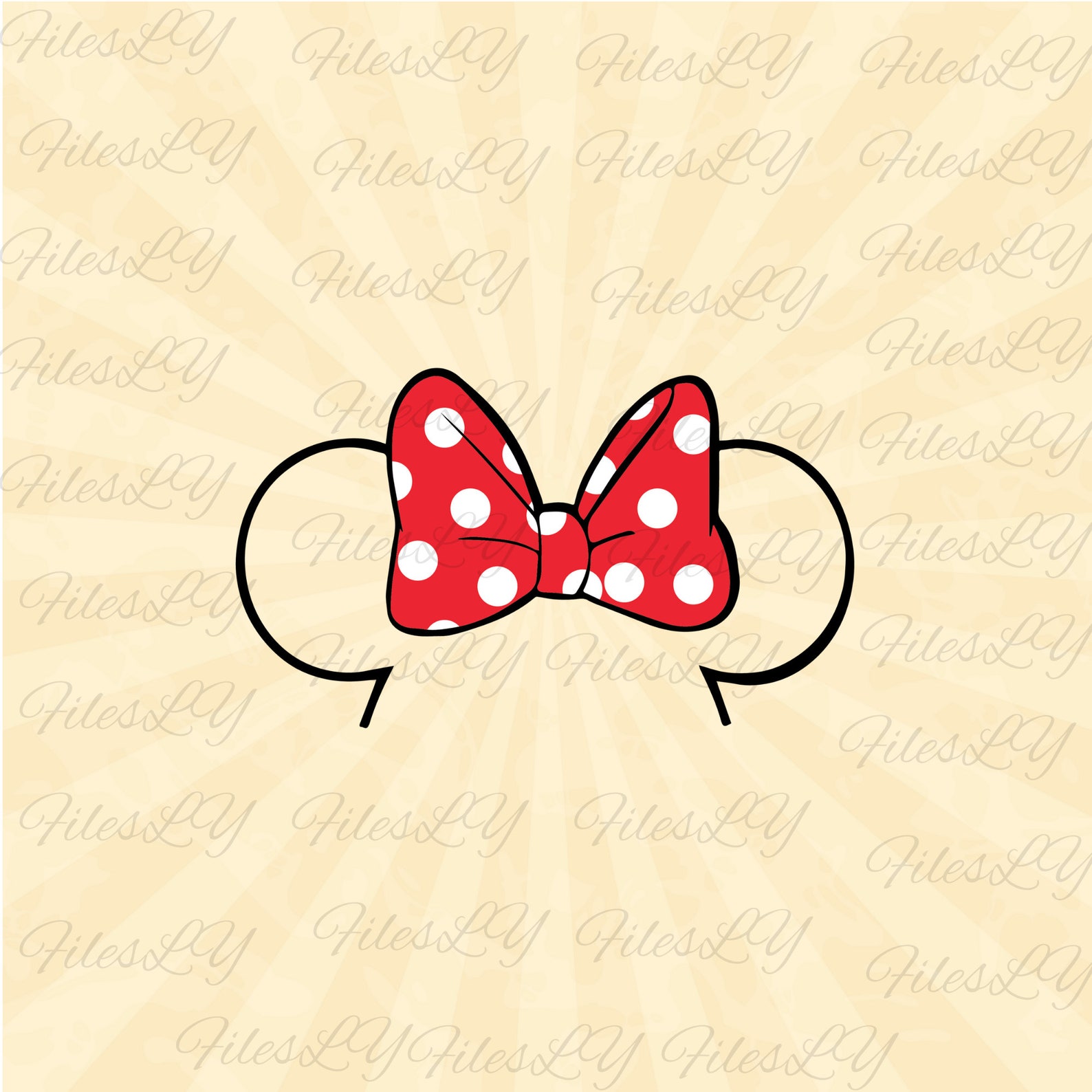 Minnie Ears Svg Mouse Bow Svg Mouse Head Svg Mouse Ears - Etsy