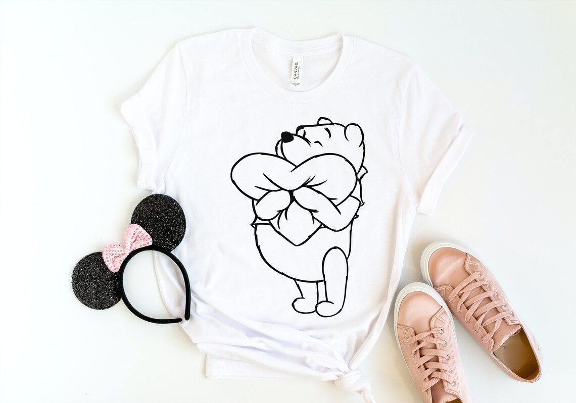 Winnie the Pooh Svg, Winnie the Pooh Clipart, Outline, Cutting Files ...