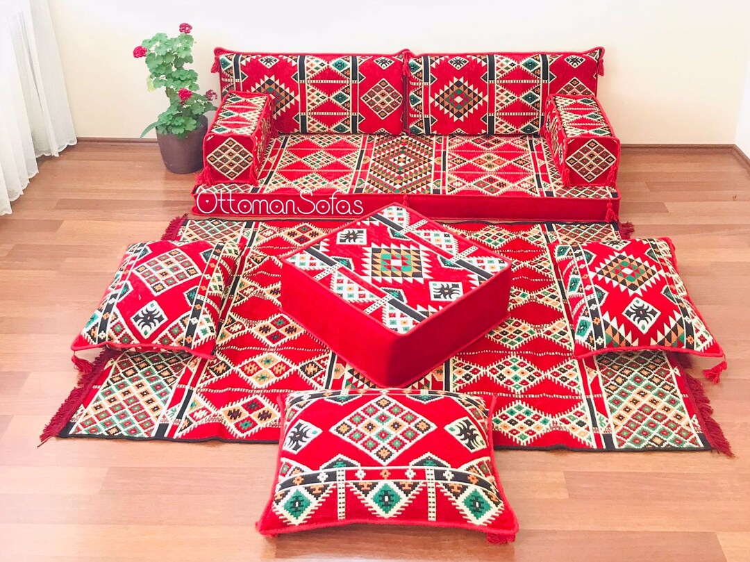4''arabic Sofa,living Room Floor Seating Couch,arabic Majlis, Sectional ...