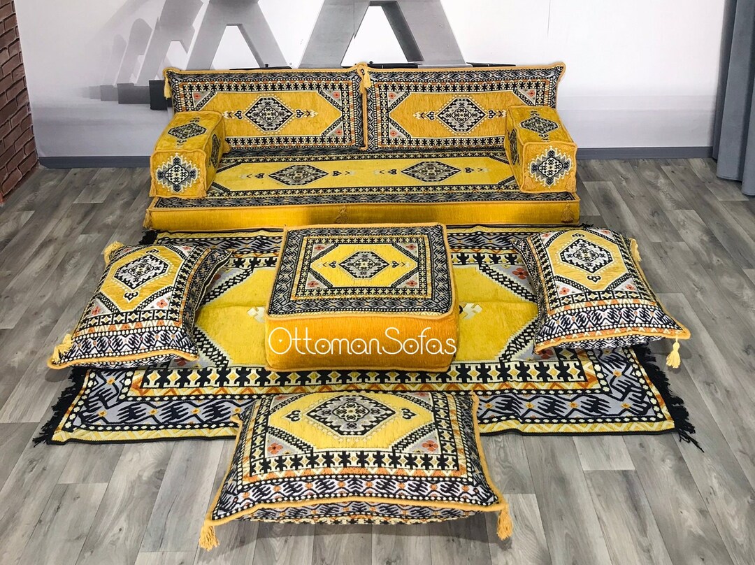 Arabic Floor Seating Sofa Set,loveseat Sofas,arabic Jalsa,sectional Sofas,floor Cushions,bench ...