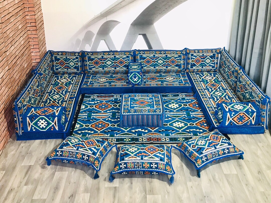 U Shaped Arabic Sofa Set,u Shaped Bench,arabic Majlis Seating,corner ...