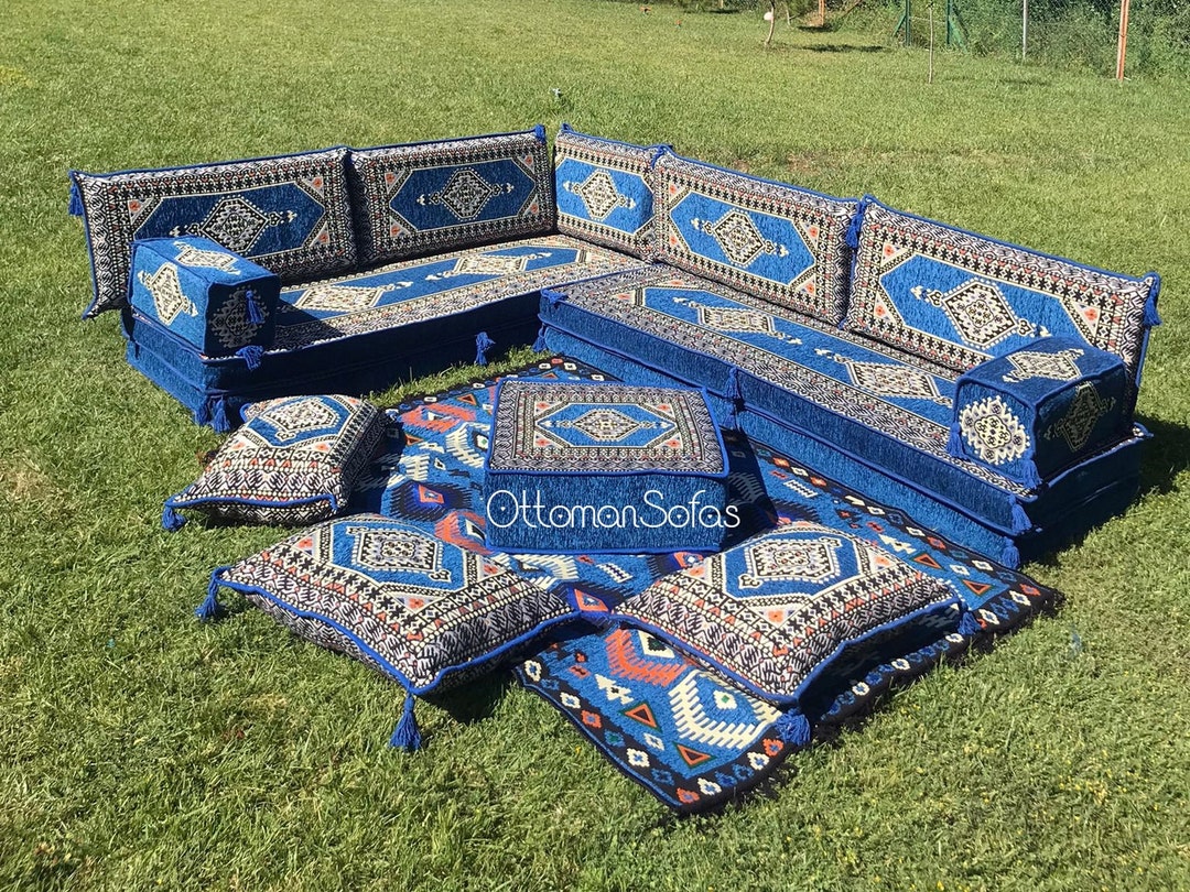 8'' L Shaped Arabic Floor Seating Sofa Set,l Shaped Bench,l Shaped ...