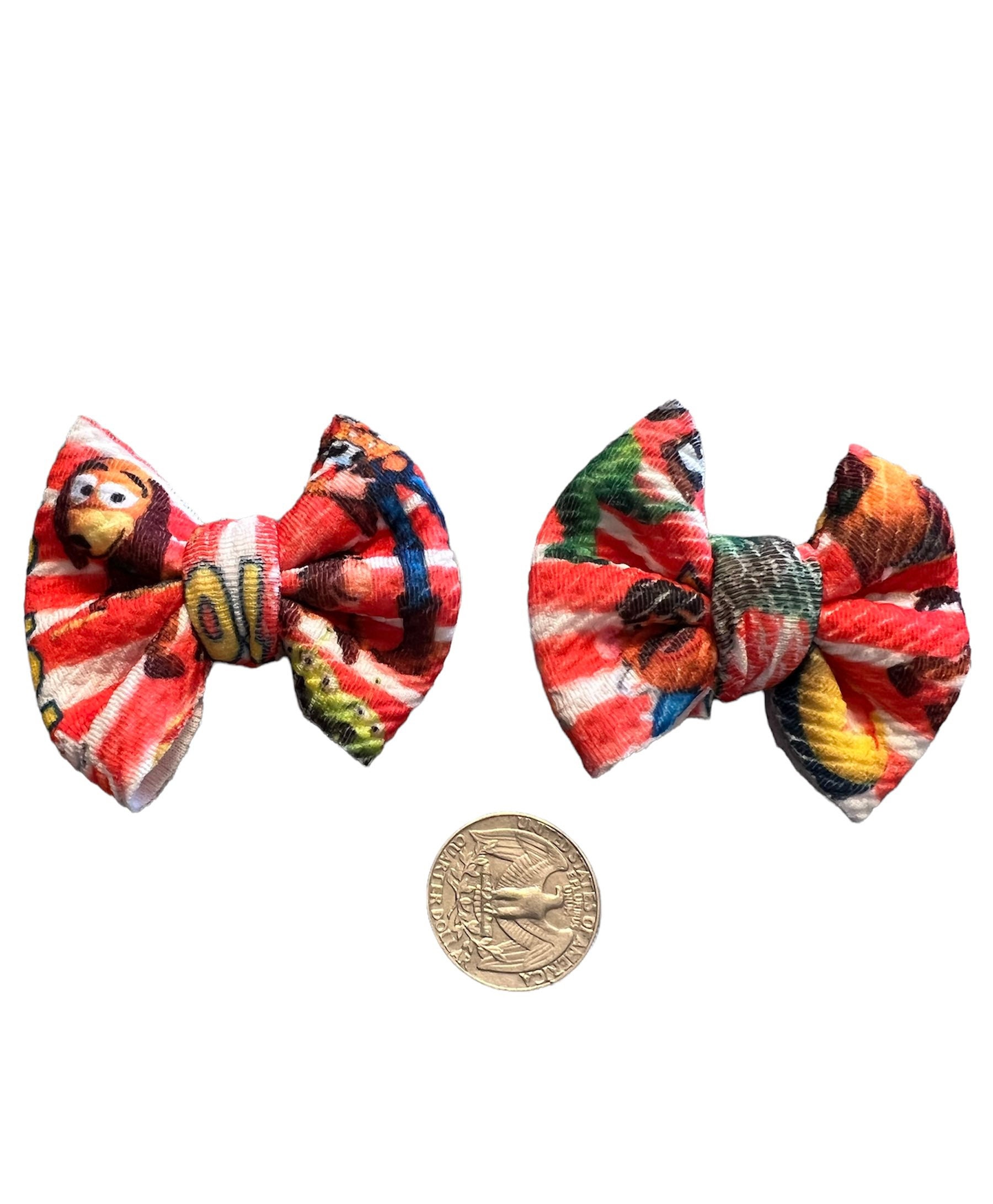 Toy Story Inspired Mini Ponytail Set Liverpool Knit Fabric - Etsy