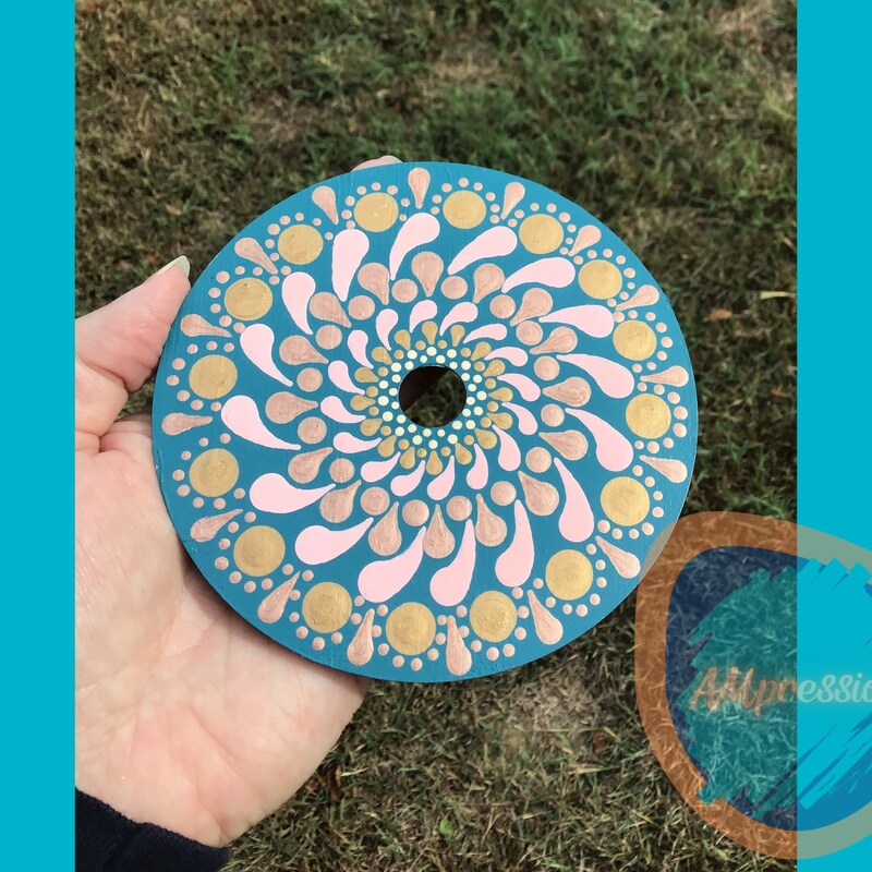 Painted Cd - Etsy