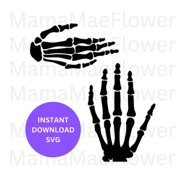 Michigan Skeleton Hands - Etsy