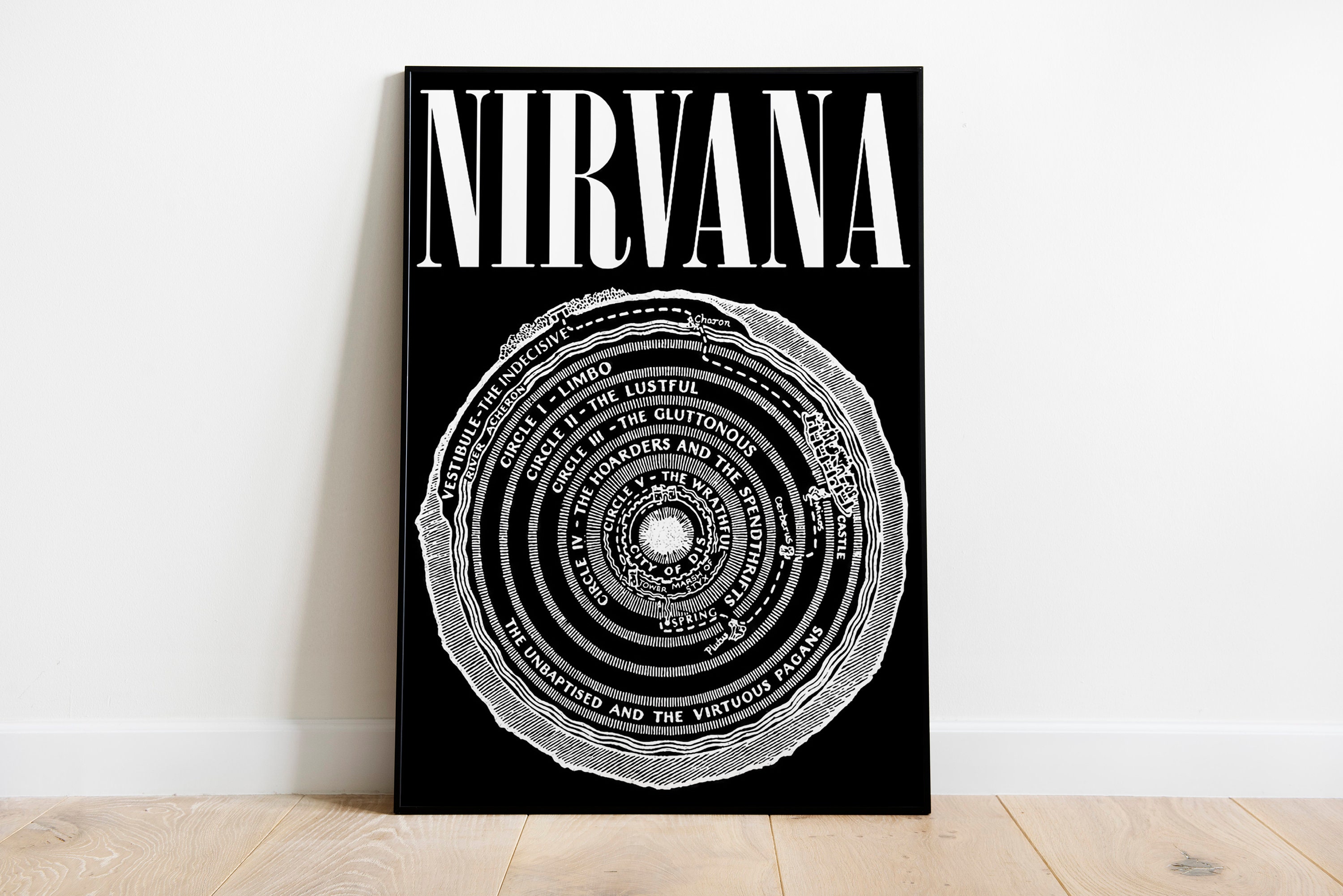 Nirvana Poster Album Posters Music Poster Music Lovers - Etsy