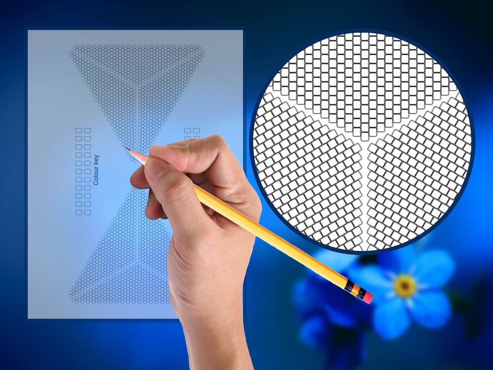 Peyote Triangle Beading Graph Paper, Graphing Paper, Design Sheet ...