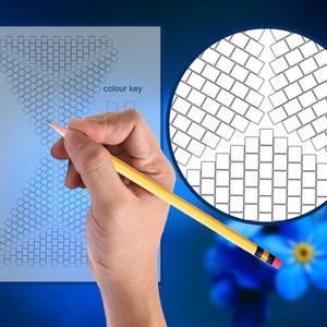Peyote Triangle Beading Graph Paper, Graphing Paper, Design Sheet ...