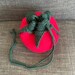 Tomato Fruit Drawstring Bag Crochet Pattern | No-sew Pouch Pattern for ...