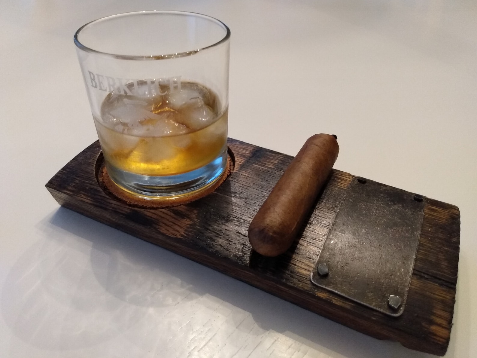 Whiskey Barrel Cigar and Whiskey Butler, Whiskey Coaster, Bourbon ...