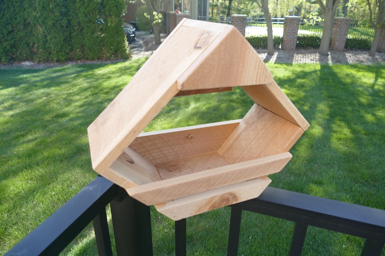 Cedar Dove Nesting Platform Shelter • Cedar Bird Nesting Box • Dove ...