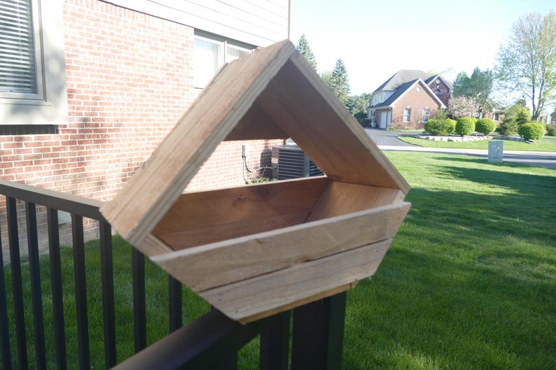 Cedar Dove Nesting Platform Shelter • Cedar Bird Nesting Box • Dove ...