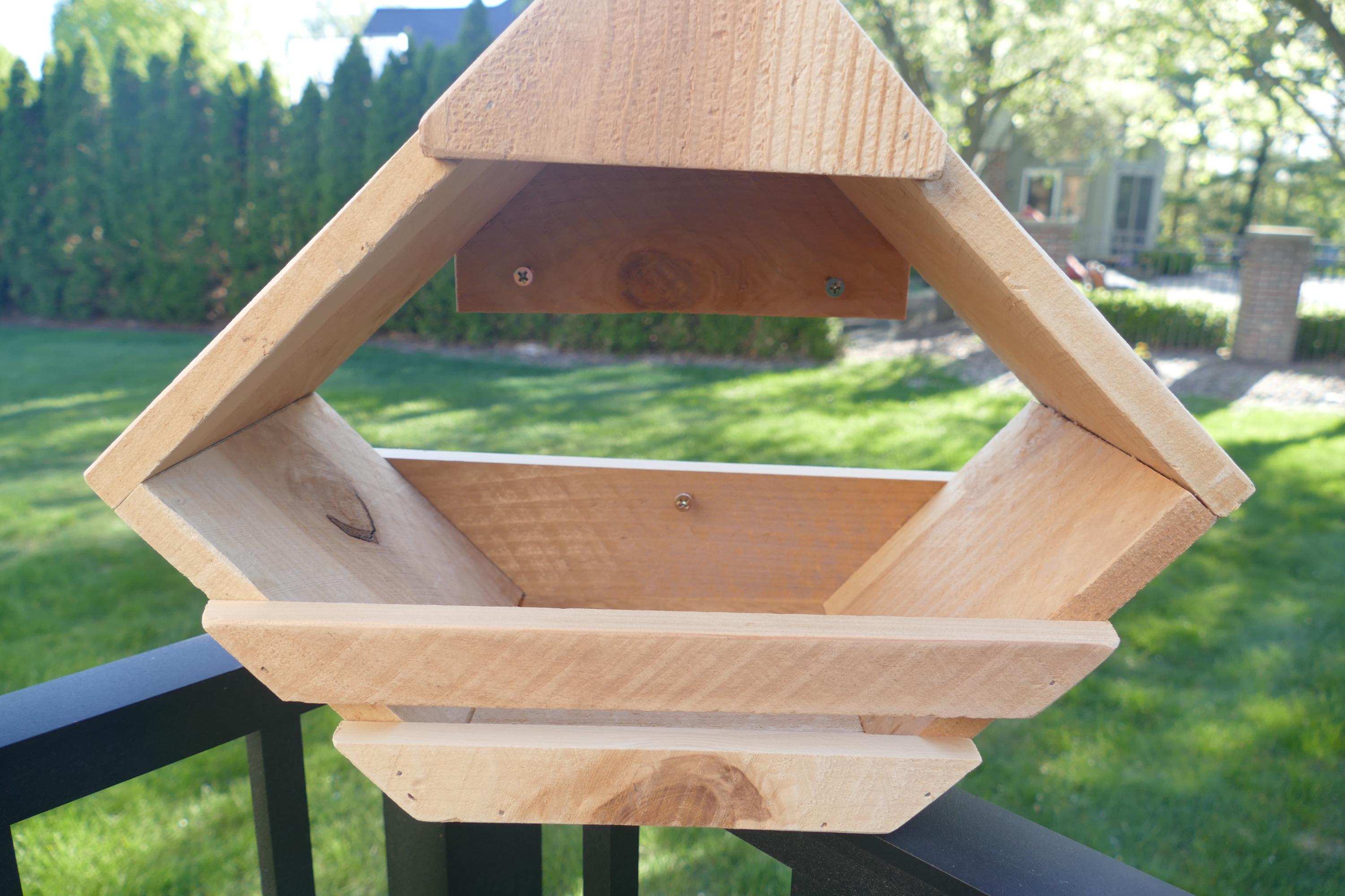 Cedar Dove Nesting Platform Shelter • Cedar Bird Nesting Box • Dove ...