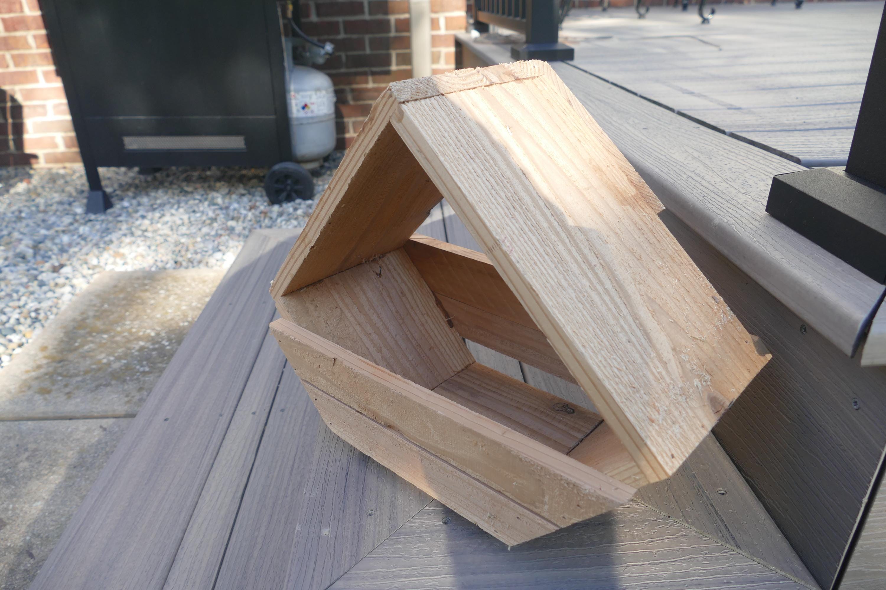 Cedar Dove Nesting Platform Shelter • Cedar Bird Nesting Box • Dove ...