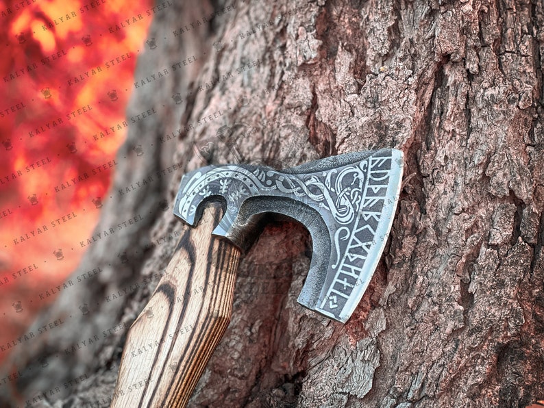 Custom Handmade Axe, Viking Gift for Husband ,christmas Gift for Dad ...