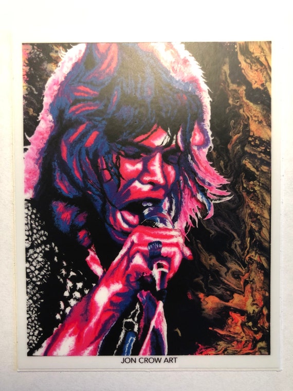 Sticker pink Steven Tyler of Aerosmith 3x3.75 - Etsy