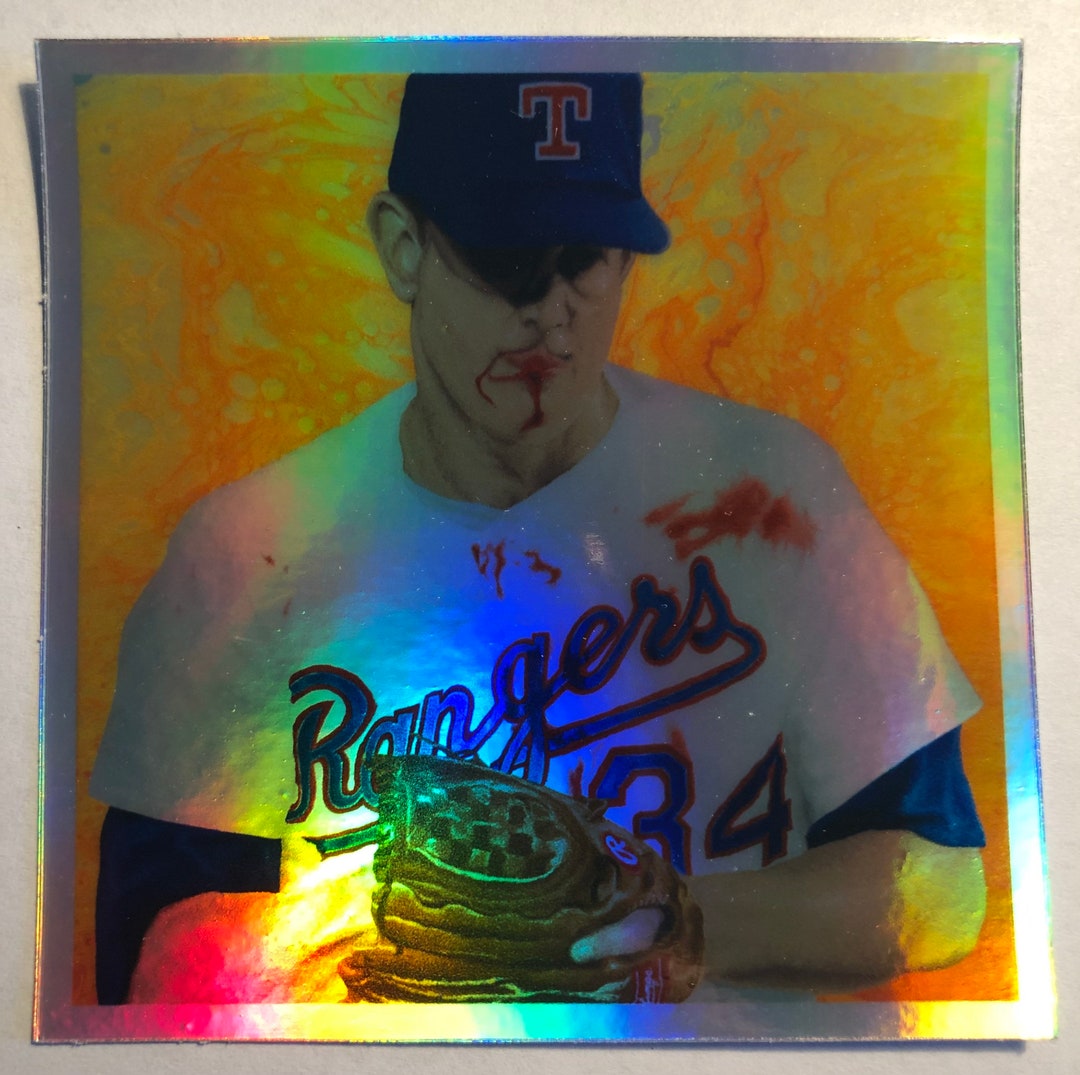Sticker ryan Express Nolan Ryan Holographic 3x3 - Etsy