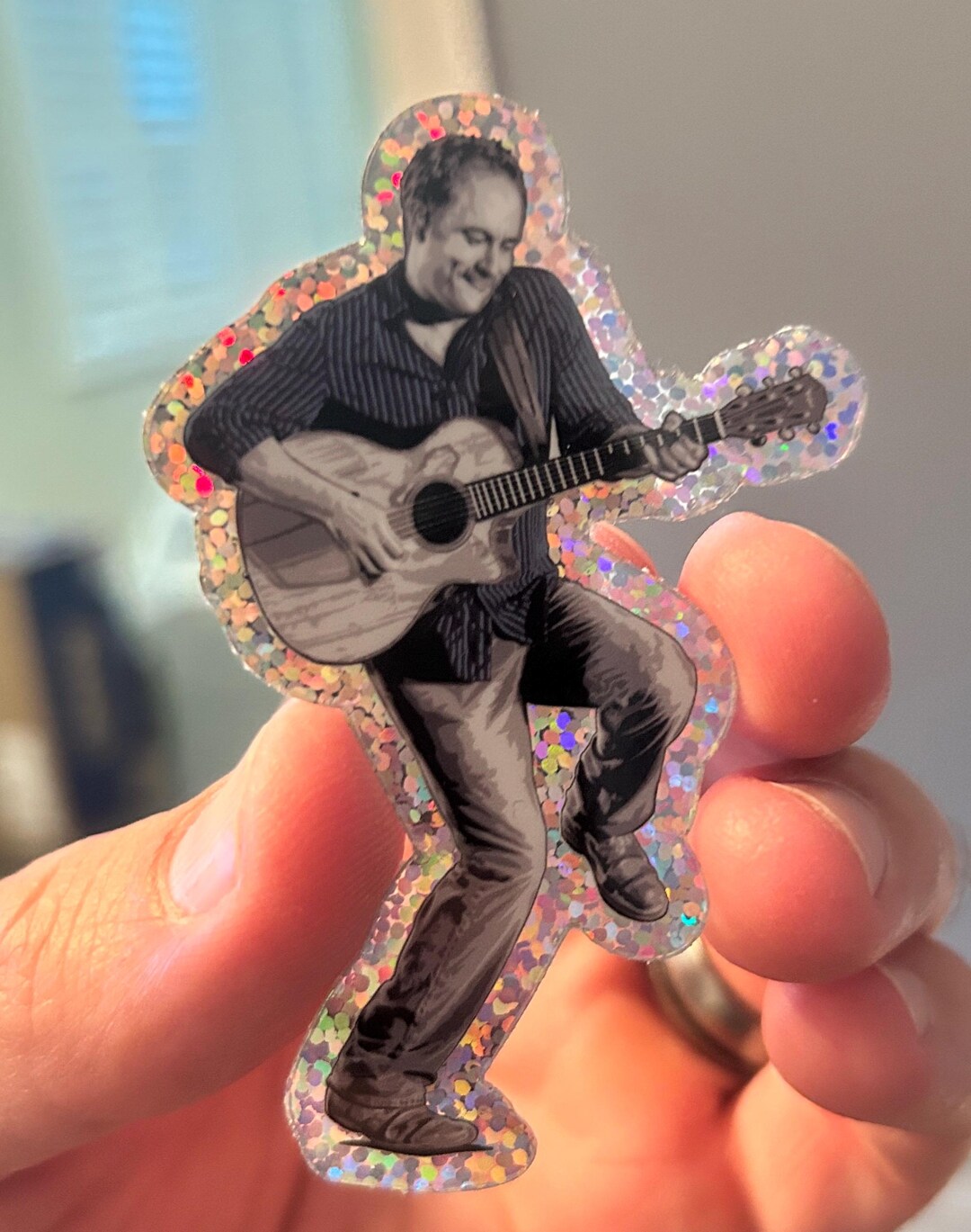 Sticker - Dancin Dave Glitter 3"x2" - Etsy