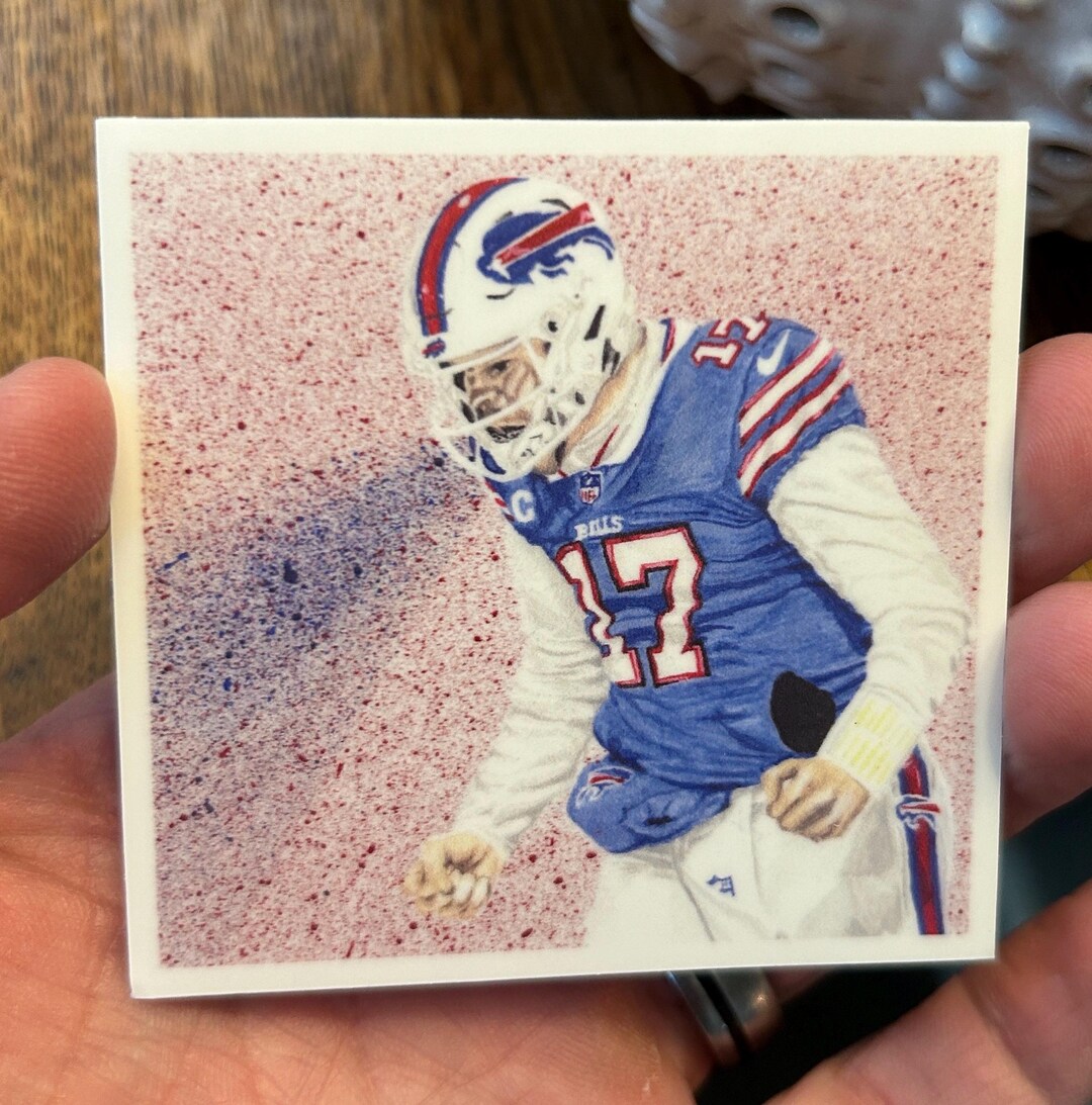Sticker - Josh Allen of the Buffalo Bills 3” - Etsy
