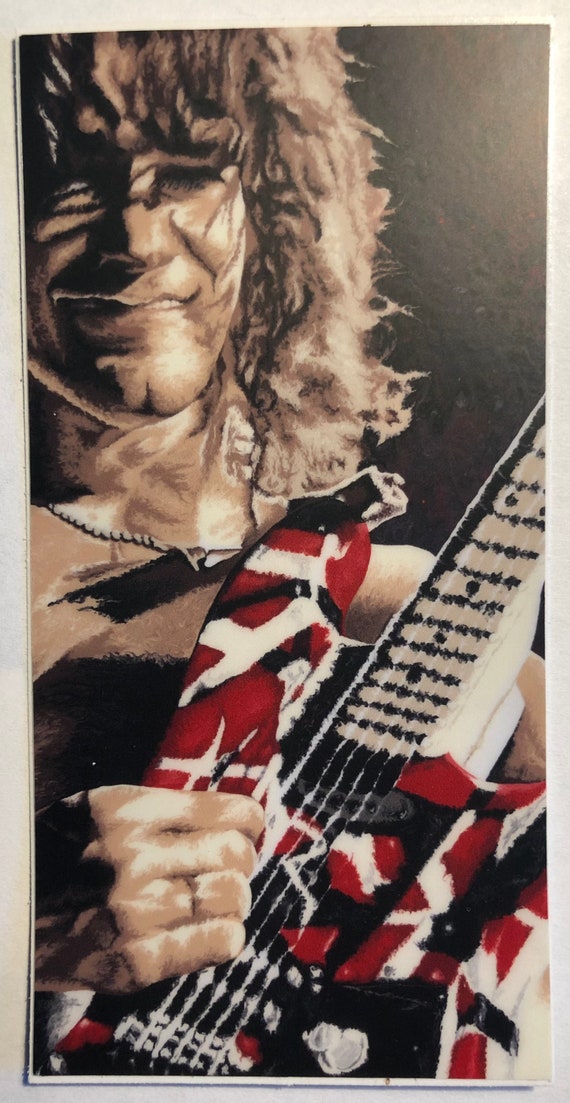 Sticker EVH Eddie Van Halen 5x2.5 - Etsy