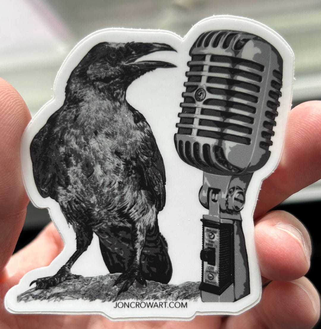Sticker - Jon Crow Art 3” Cutout - Etsy