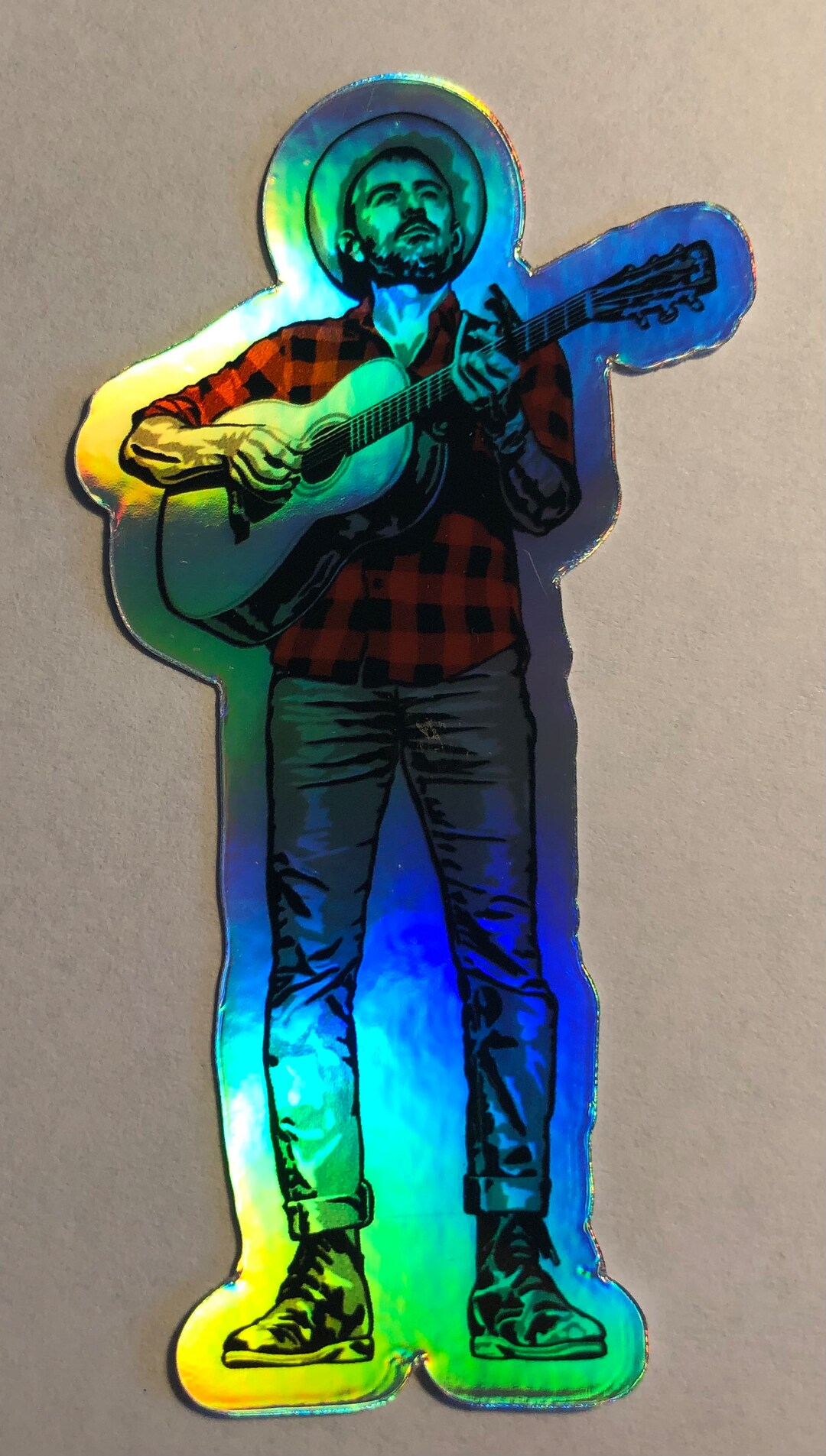 Sticker scott Plaid Scott Avett Holographic 2x3 - Etsy