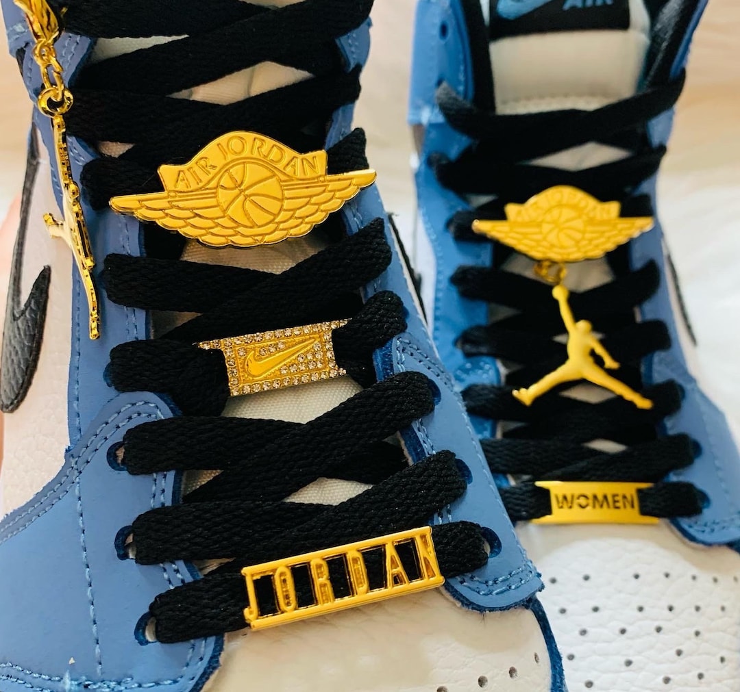 Neue Nike Air Jordan Lace Locks Schnallen Buckles Gold - Etsy