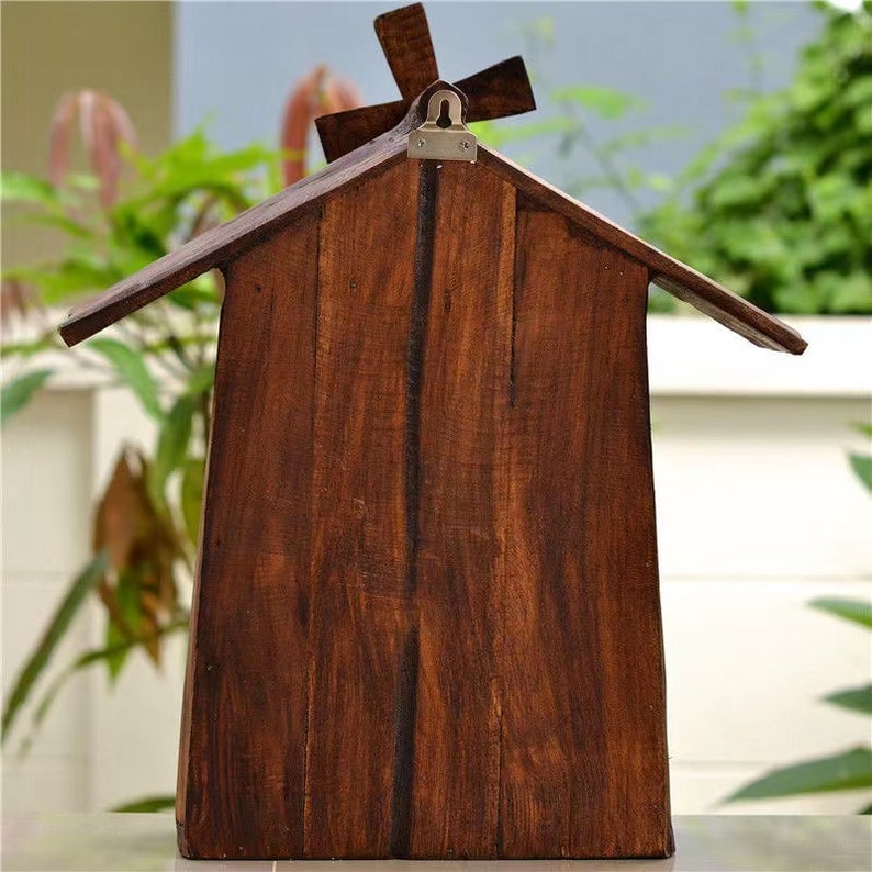 Large Vintage Style Rustic Farmhouse Wooden Mailbox. One of a - Etsy