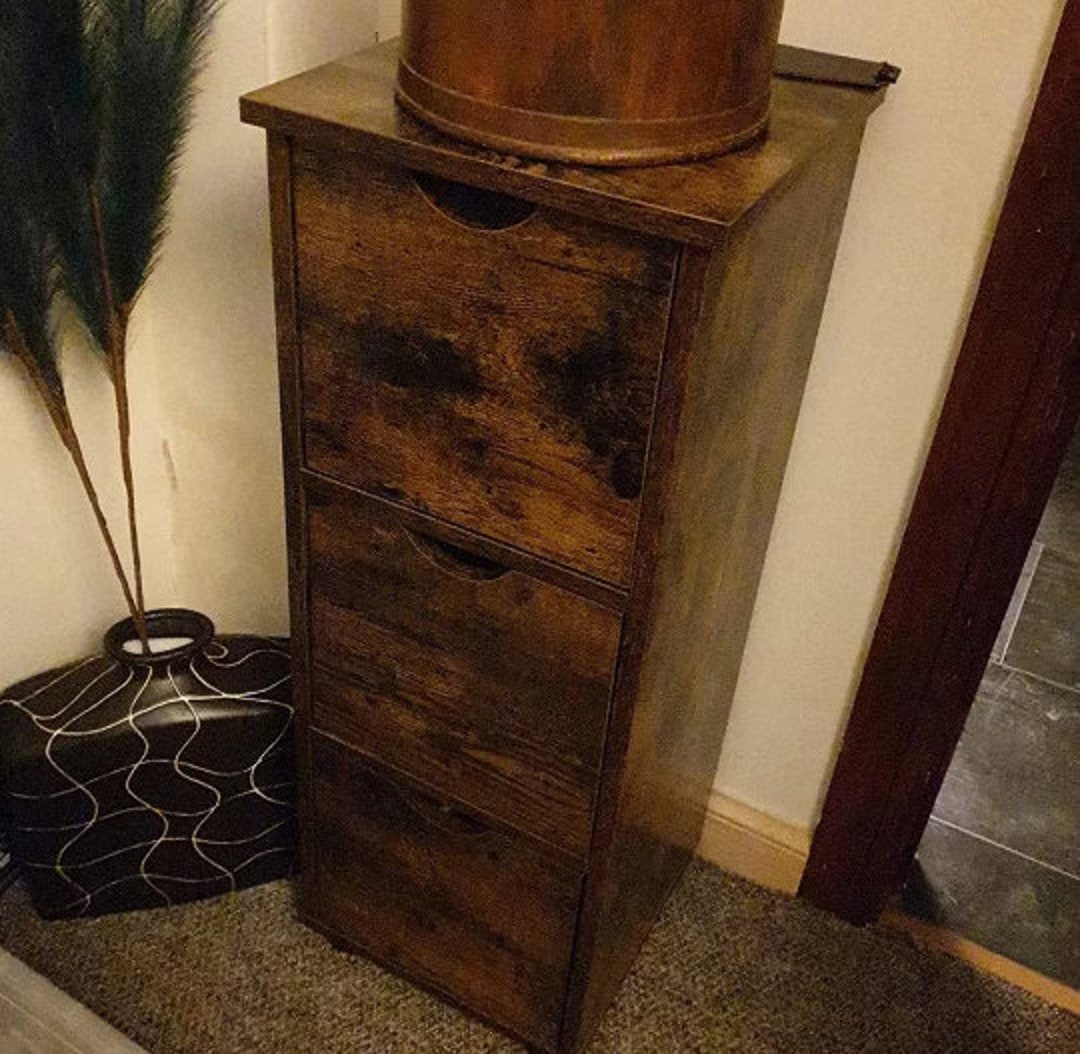 Rustic Bathroom Cabinet, Bathroom Chest of Drawers, Living Room Tallboy ...